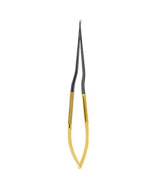 Bayonet Micro Scissors bayonet-shaped (Gold & Black Coated) – Haroldmedi